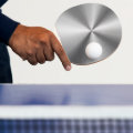 Personalized Metallic Radial Texture Ping-Pong Paddle | Zazzle