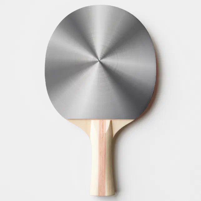 Personalized Metallic Radial Texture Ping-Pong Paddle | Zazzle