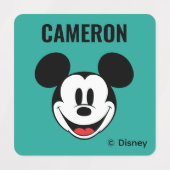 Personalized Mickey Mouse | Back to School Labels | Zazzle