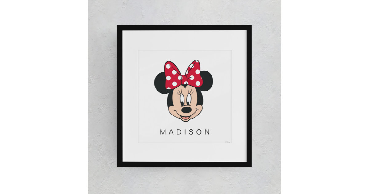 Personalized - Minnie Mouse Poster | Zazzle