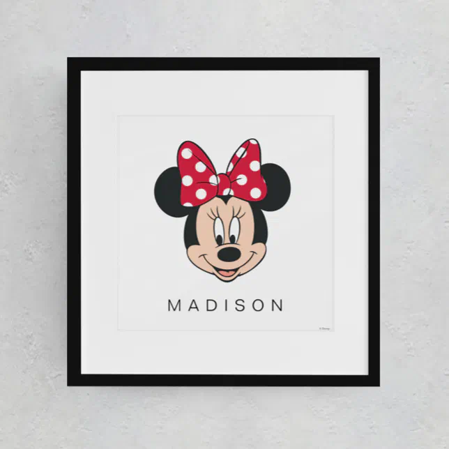 Personalized - Minnie Mouse Poster | Zazzle