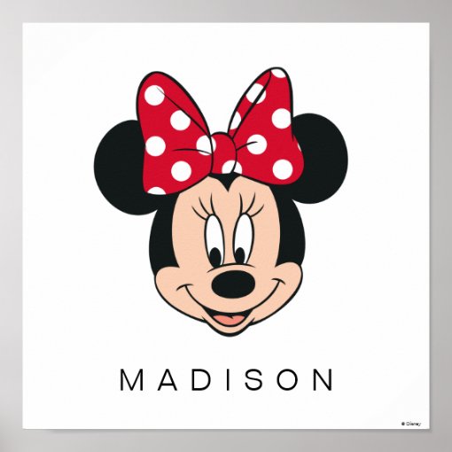 Personalized - Minnie Mouse Poster | Zazzle