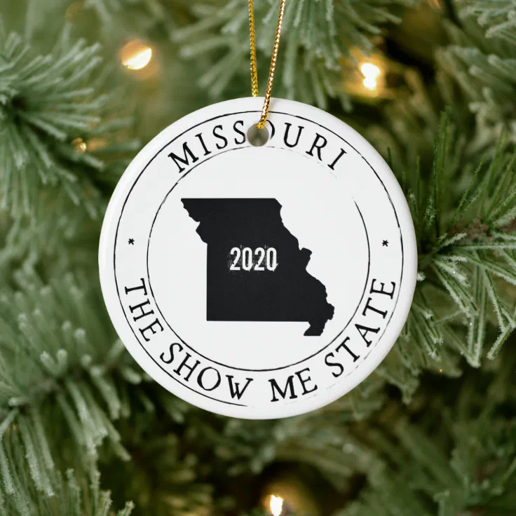 Personalized Missouri Ornament | Zazzle