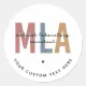 Personalized MLA Medical Laboratory Assistant Classic Round Sticker ...