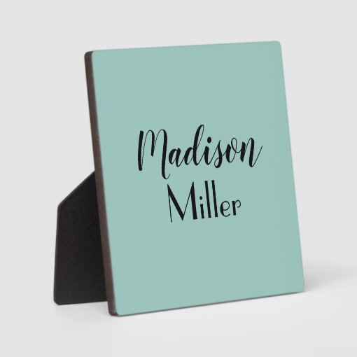 Personalized Modern and Handwritten Plaque | Zazzle