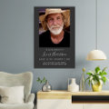 Personalized Modern Celebration of Life Funeral Poster | Zazzle