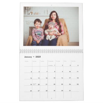 Personalized Modern Family Photo Collage Calendar | Zazzle