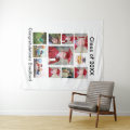 Personalized Modern Graduation 11 Photo Collage Tapestry | Zazzle