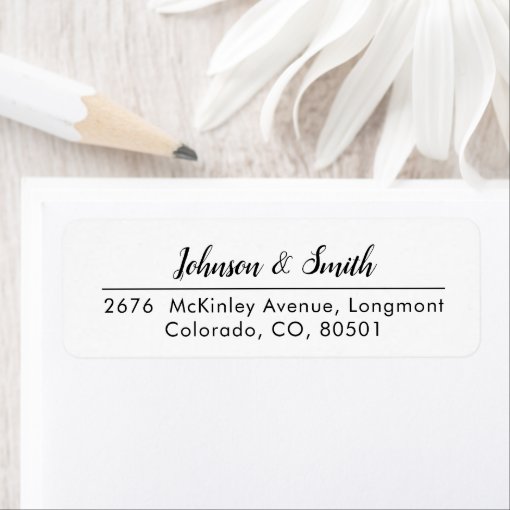 Personalized Modern Label | Zazzle