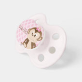 Personalized Monkey Baby Pacifier | Zazzle