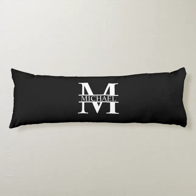 Personalized Monogram and Name Body Pillow | Zazzle
