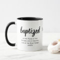 Personalized Monogram BAPTISM Mug | Zazzle