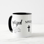 Personalized Monogram BAPTISM Mug | Zazzle