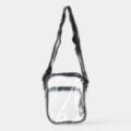 Personalized Monogram Clear Crossbody Bag | Zazzle