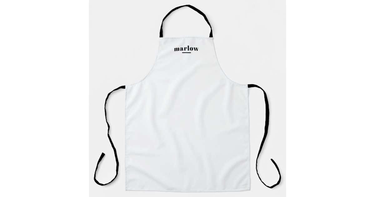 Personalized Monogram Cooking Apron for Men | Zazzle