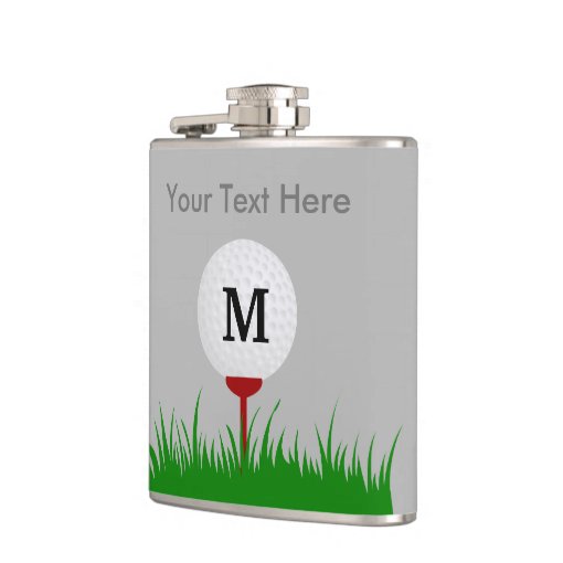 Personalized Monogram Golf Ball Flask | Zazzle