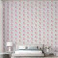 Personalized Monogram Name Minimal Stylish Pink Wallpaper | Zazzle