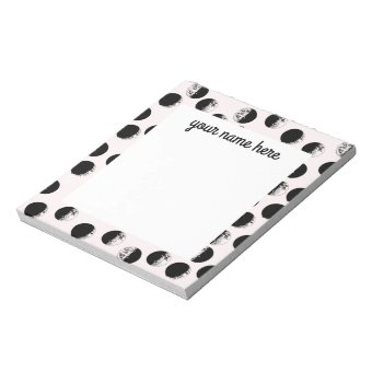 Personalized Moon phase notepad | Zazzle