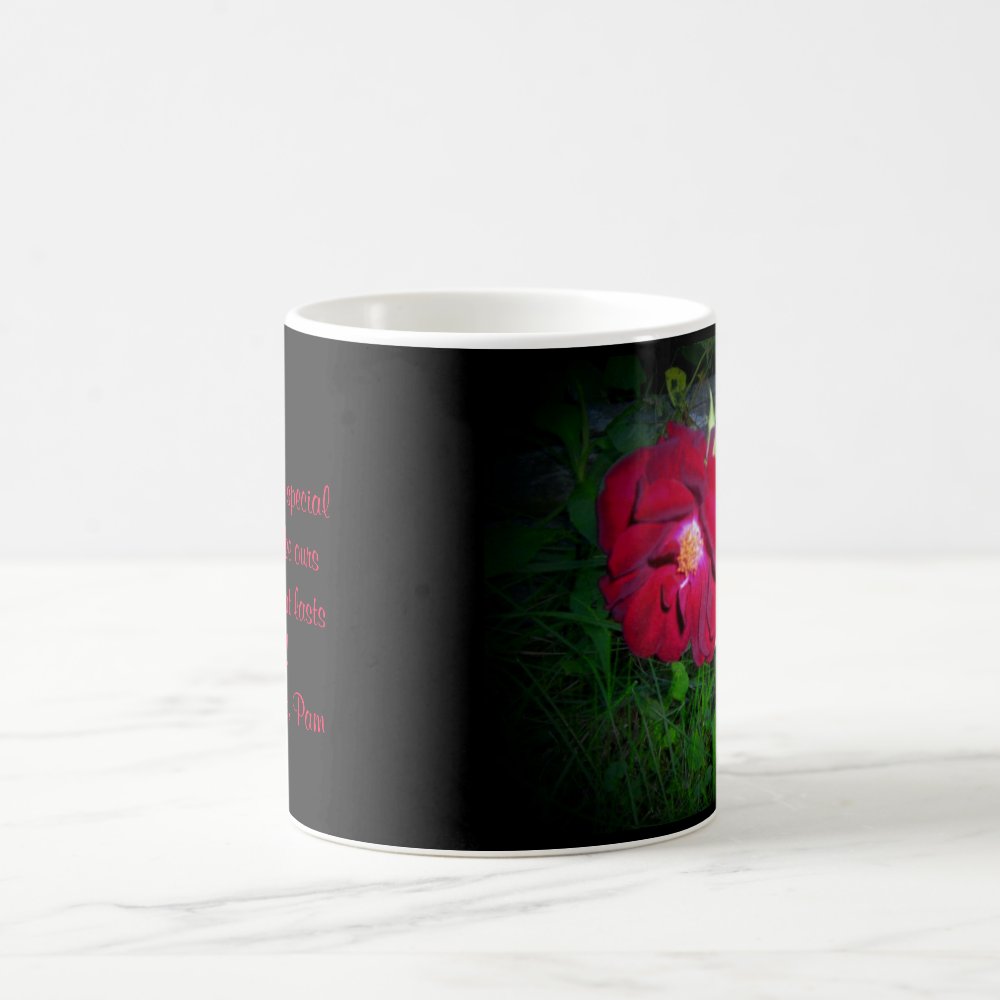 Personalized Morphing Mug-Rose Design Magic Mug sold by Elga Romantic ...