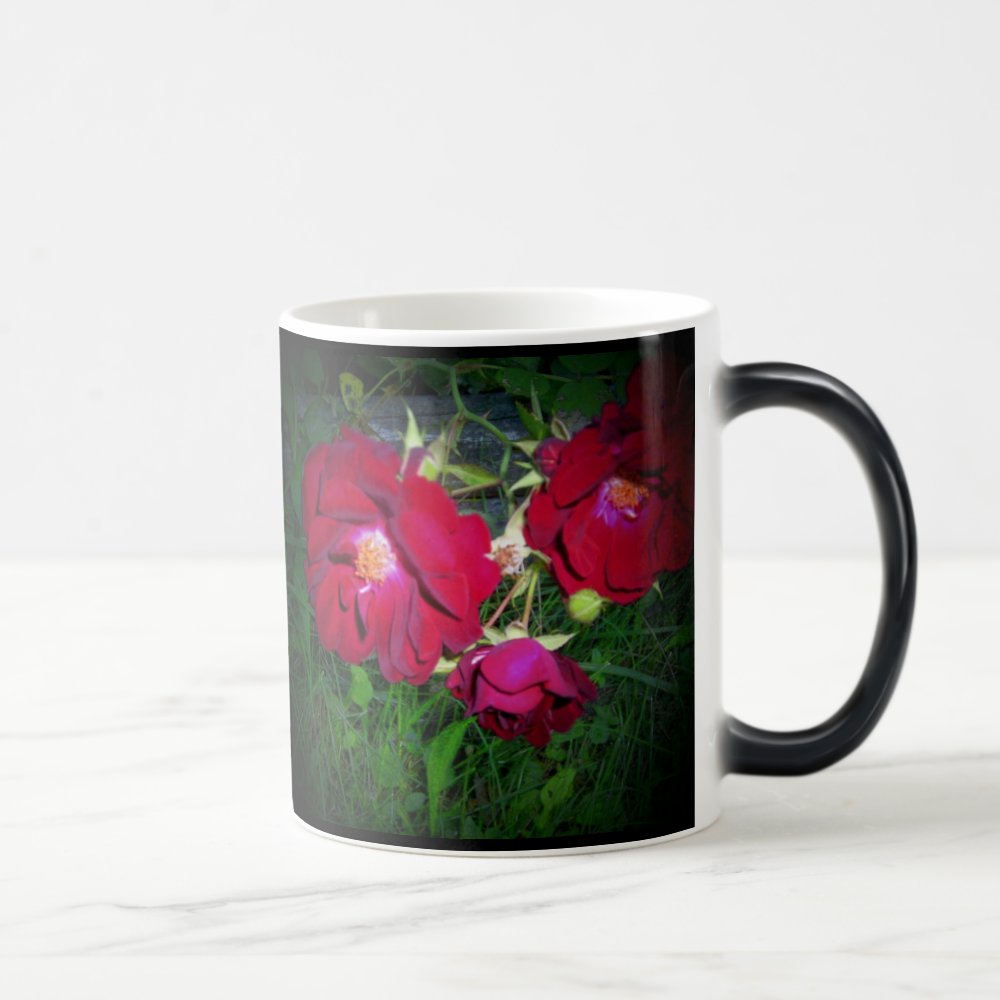 Personalized Morphing Mug-Rose Design Magic Mug sold by Elga Romantic ...