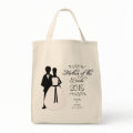 Personalized mother of the bride wedding favor bag | Zazzle