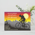 Personalized Mountain Bike Biking Birthday Invitation | Zazzle
