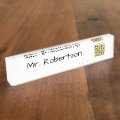Personalized "Multiplication Chart" Desk Name Plate | Zazzle
