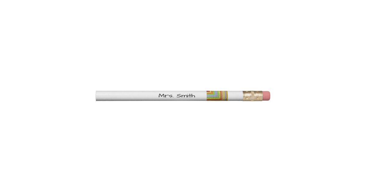 Personalized "Multiplication Chart" Pencil | Zazzle