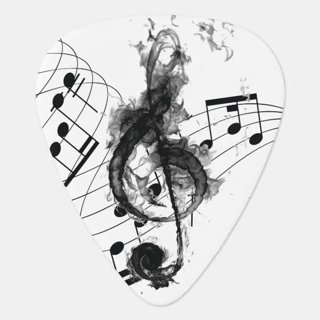 Personalized Music Note Luxury Guitar Pick | Zazzle