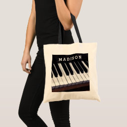 Personalized Music Tote Bag | Zazzle