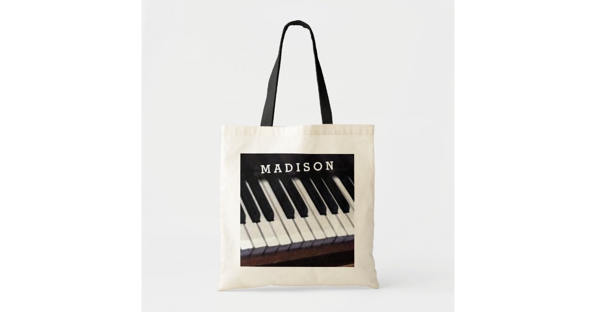Personalized Music Tote Bag | Zazzle