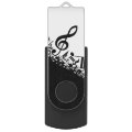 Personalized Musical Notes USB 2.0 Flash Drive | Zazzle
