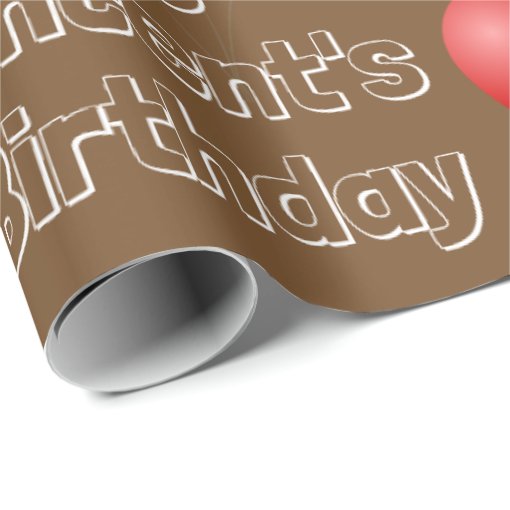 Personalized Name & Age Birthday Wrapping Paper | Zazzle