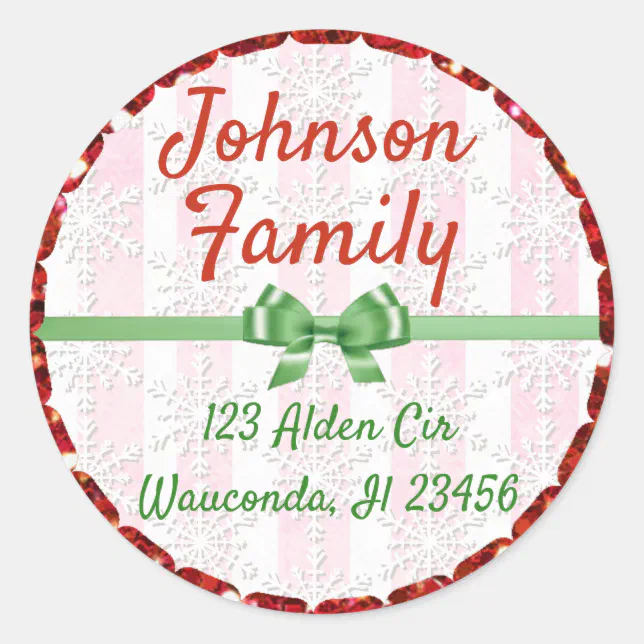 Personalized Name and Address Stickers | Zazzle