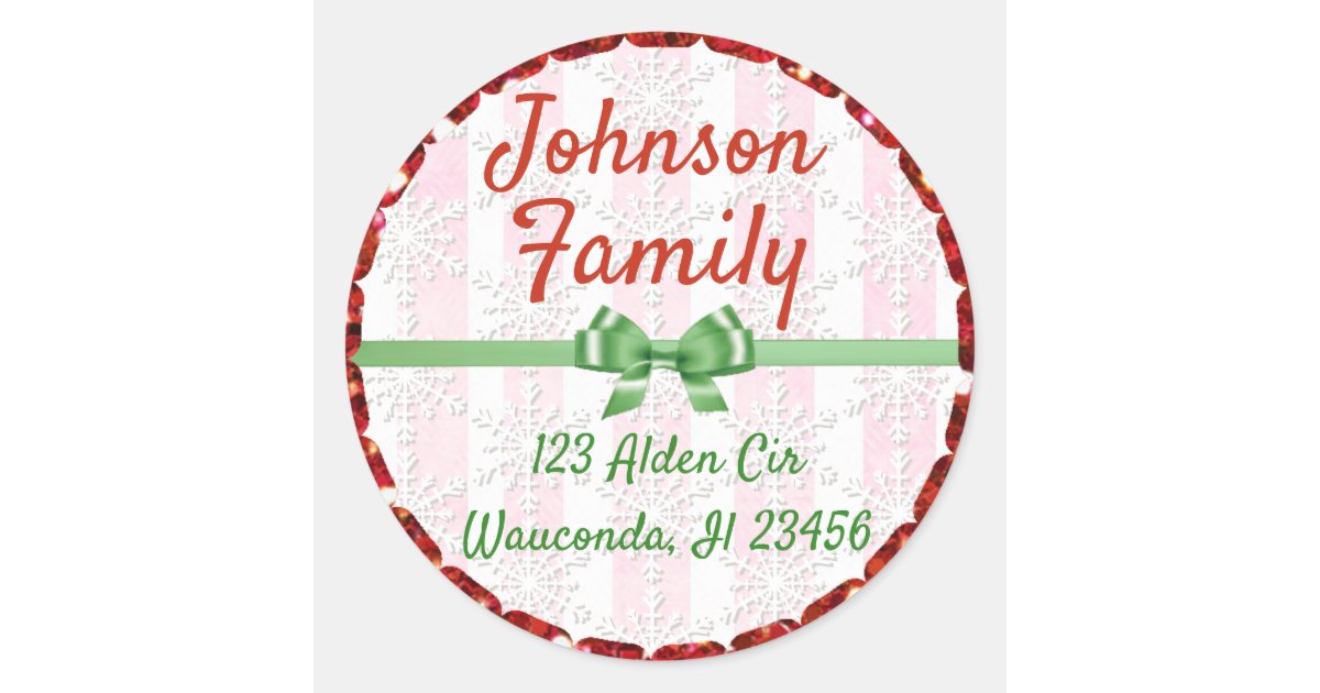 Personalized Name and Address Stickers | Zazzle