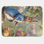 Personalized Name Beatrix Potter Peter Rabbit Baby Blanket | Zazzle