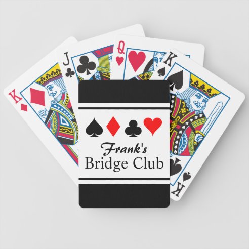 Bridge Playing Cards | Zazzle