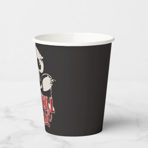 Personalized NAME Cheeky Roadkill Cafe Party Paper Cups | Zazzle