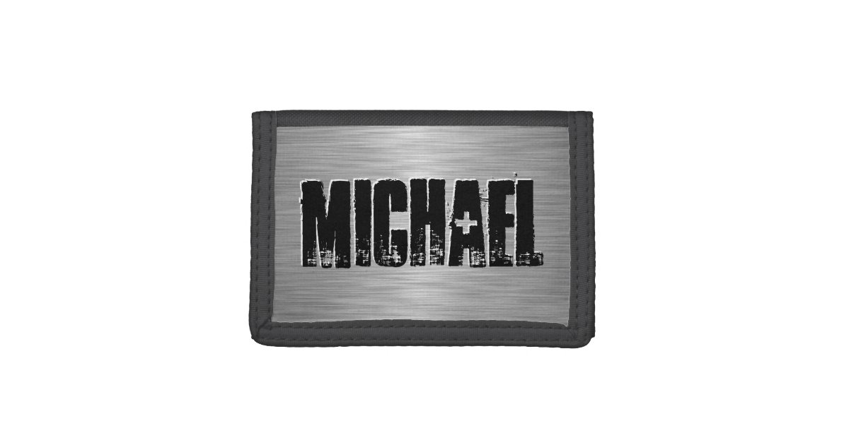 Personalized Name Custom Trifold Wallet | Zazzle