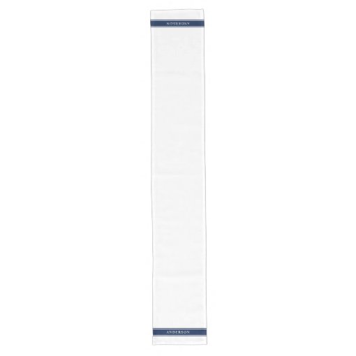 Personalized Name Editable Color Stripes Long Table Runner | Zazzle