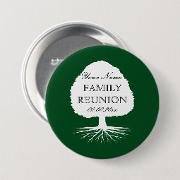 Personalized name family reunion party buttons | Zazzle