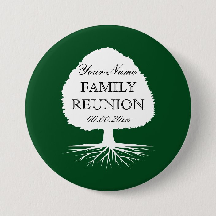 Personalized name family reunion party buttons | Zazzle.com
