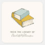 Cute Bookplate Pink Elephant Girl Baby Shower | Zazzle