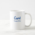 Personalized Name Meaning Name Carol Mug | Zazzle