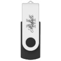 Personalized name monogram USB flash drive | Zazzle