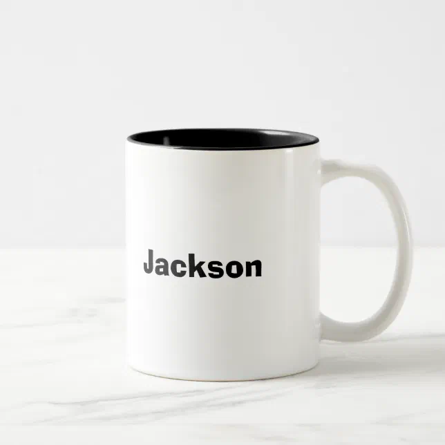 Personalized Name Mug Custom Cup Good Gift for Man | Zazzle