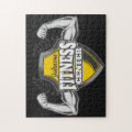 Personalized NAME Muscle Fitness Trainer Gym Jigsaw Puzzle | Zazzle