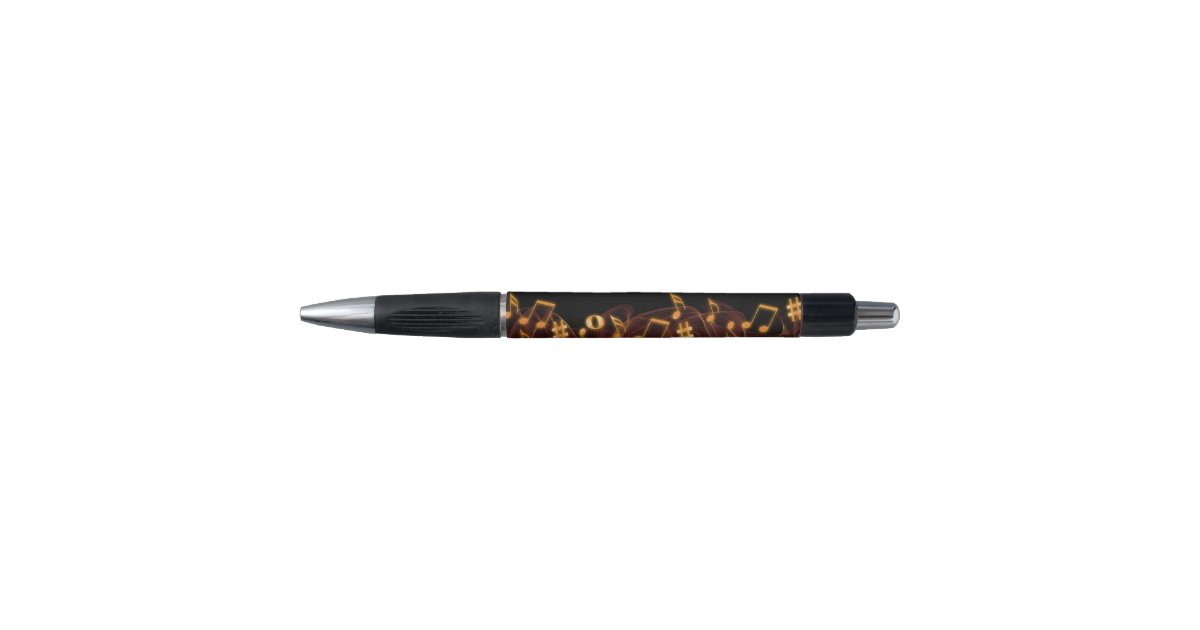 Personalized Name Musical Notes Musician Pen | Zazzle