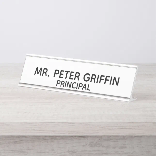 Personalized Name Plate | Zazzle