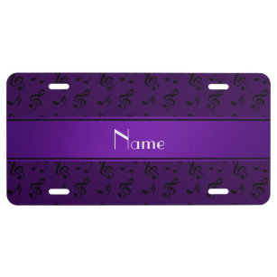 Music License Plates | Zazzle